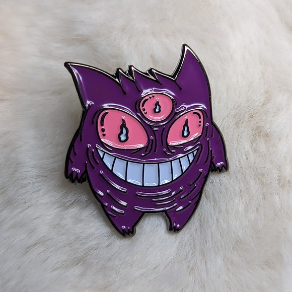 Handmade | Jewelry | Pokemon Gengar Nintendo Enamel Pin | Poshmark